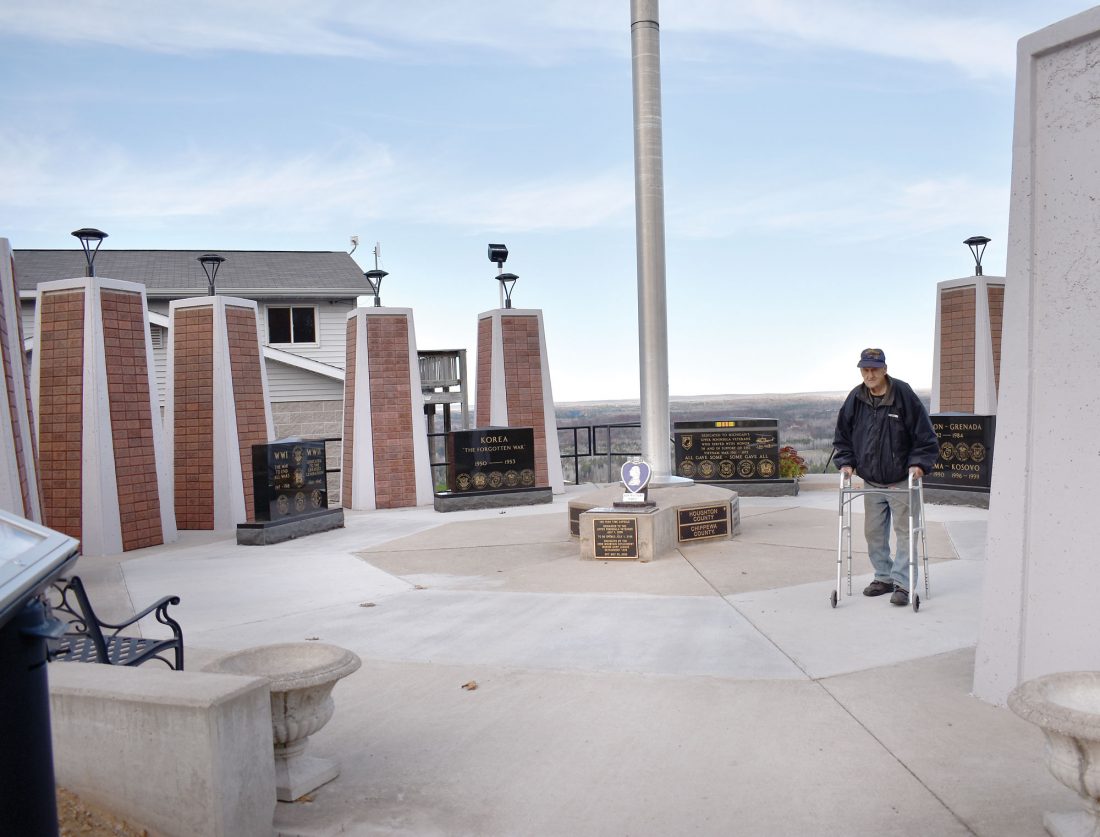 New lighting at UP Veterans War Memorial | News, Sports, Jobs - The ...